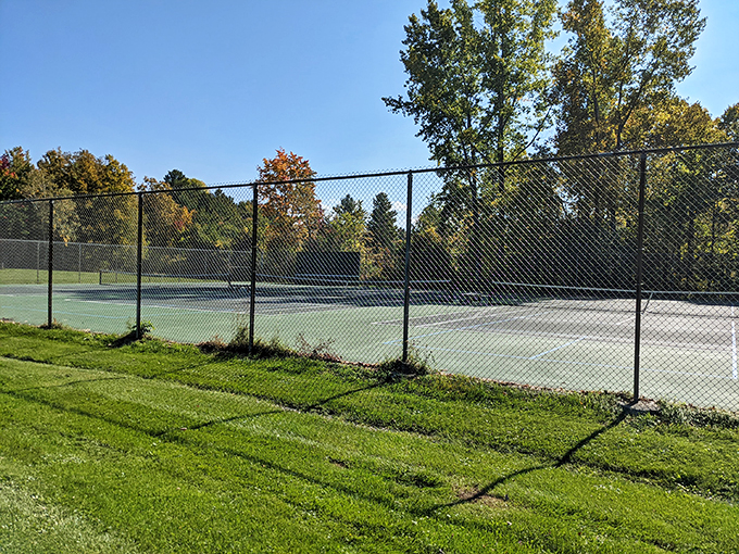 Serve up some friendly competition with a lakeside tennis match. It's like Wimbledon, but with better scenery and less pretentious outfits.