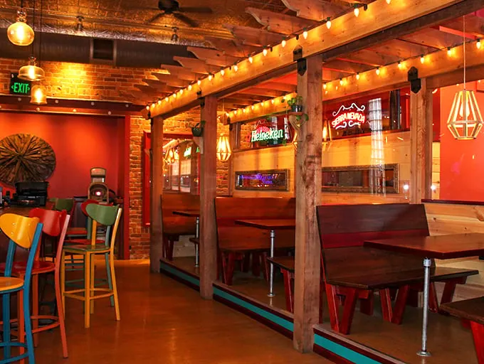 Where rustic meets electric! Cowboy Monkey's eclectic interior is like your cool aunt's living room – comfortable, quirky, and full of stories.