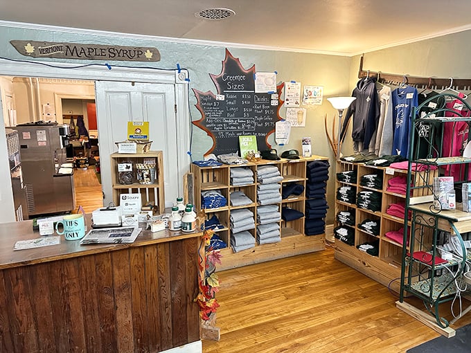 Step into maple nirvana! This cozy shop corner is where maple dreams come true and diets go to die happily.
