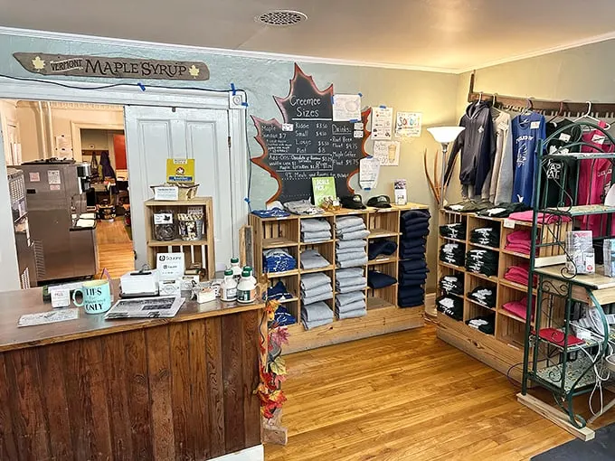 Step into maple nirvana! This cozy shop corner is where maple dreams come true and diets go to die happily.
