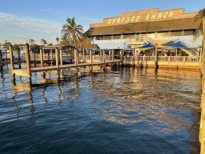 Seafood Shack: Where 'fresh catch' meets stunning views. It's like dining on a ship, minus the seasickness!