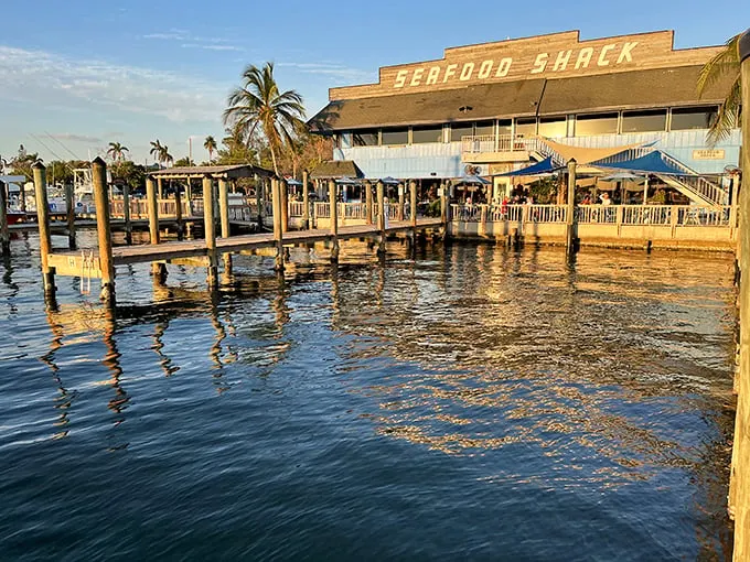 Seafood Shack: Where 'fresh catch' meets stunning views. It's like dining on a ship, minus the seasickness!