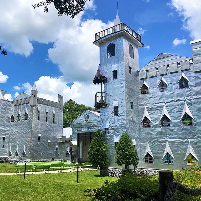 Shining, shimmering, splendid! Solomon's Castle in Ona is what happens when an artist decides to live happily ever after – recycled style.