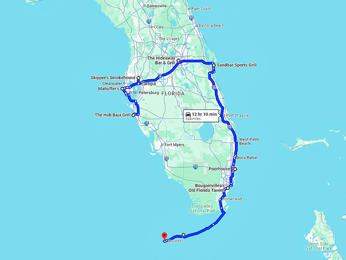 watering-hole-florida-unforgettable map