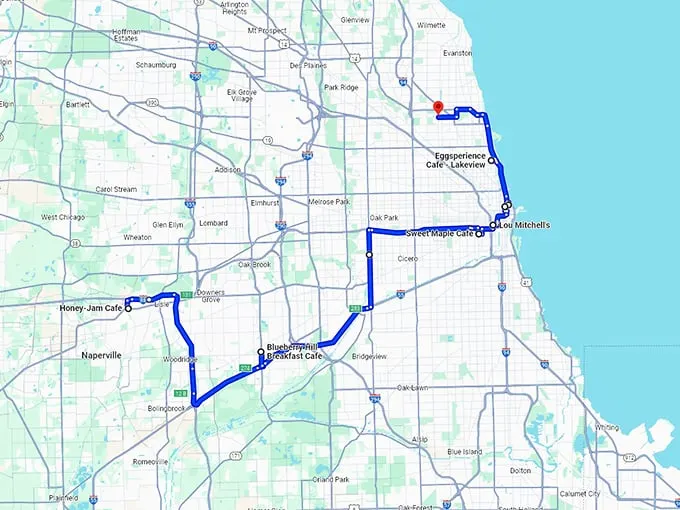tasty skillets illinois map