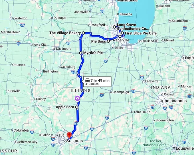 underrated bakeries illinois map