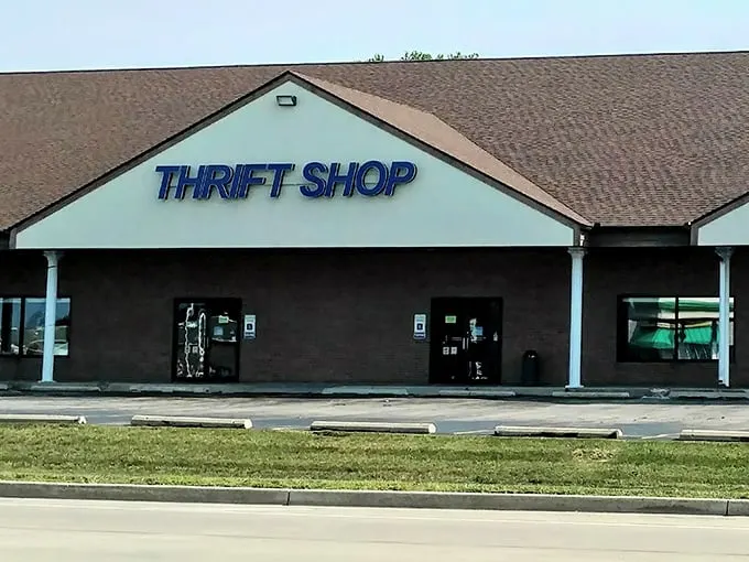Welcome to the Narnia of thrift stores! This unassuming exterior hides a world of wonders waiting to be discovered inside.