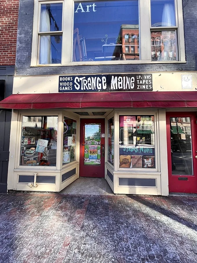 Step right up to the carnival of curiosities! Strange Maine's storefront is like a portal to a world where weird is wonderful and normal is just a setting on the washing machine.