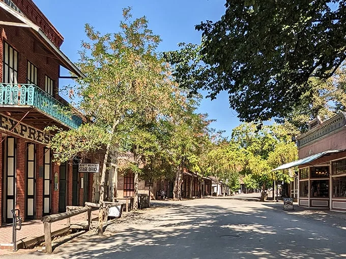 Step into a time machine, folks! Columbia's main street is where the Wild West meets Mayberry, minus Andy Griffith's whistle.