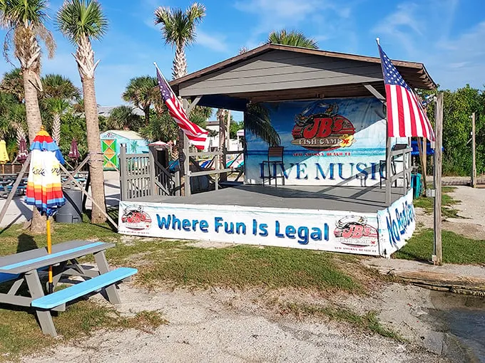 "Where Fun Is Legal" - JB's Fish Camp's motto sets the tone for a seafood adventure that's equal parts delicious and delightful. Get ready to cast your worries aside!