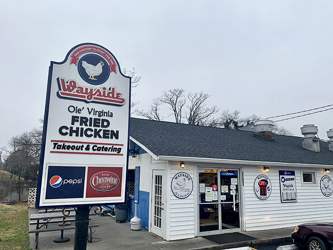 Welcome to chicken paradise! Wayside's unassuming exterior hides a world of crispy, juicy delights that'll make your taste buds do a happy dance.