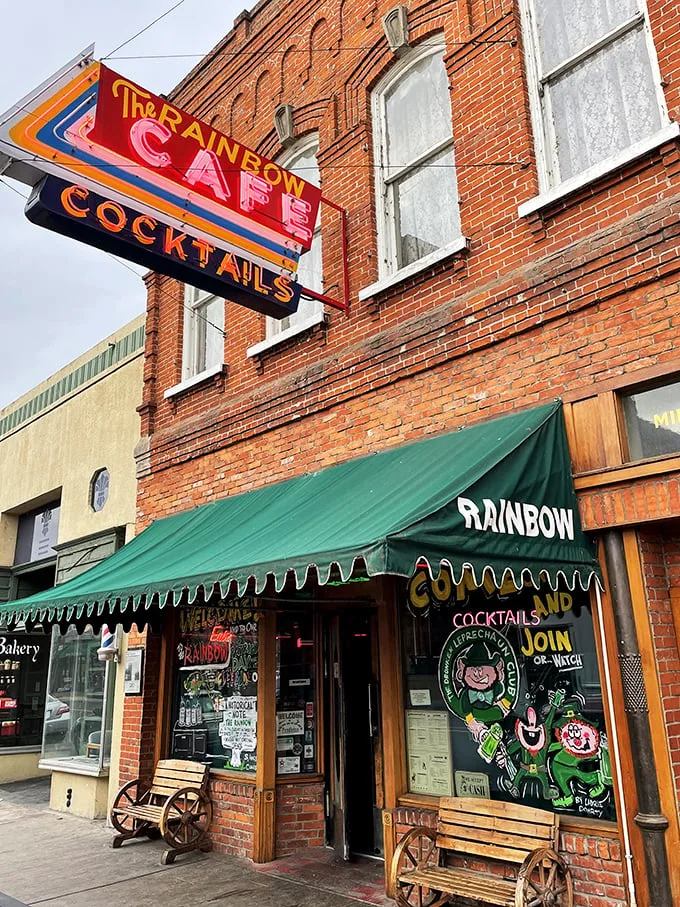 Step into a time machine disguised as a diner! The Rainbow Cafe's vintage charm will transport you faster than Doc Brown's DeLorean.