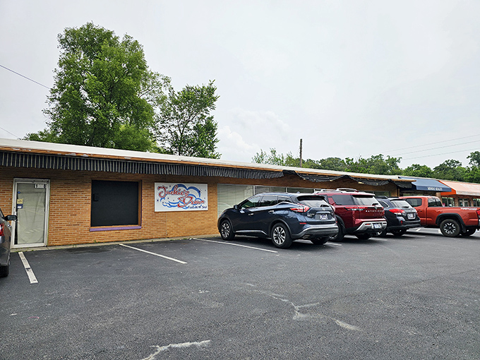 Unassuming exterior, extraordinary flavors within. Jackie's Dream proves you can't judge a restaurant by its brick facade.