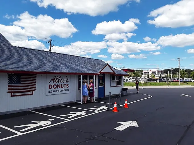 Welcome to donut paradise! Allie's modest exterior belies the sugary wonders within, like a delicious secret waiting to be discovered.