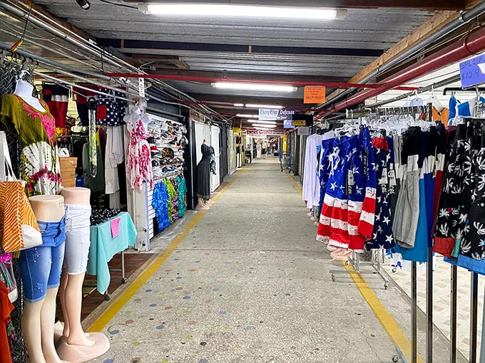 Step right up, folks! The Oldsmar Flea Market beckons with its charming facade, promising treasures and trinkets galore. It's like Aladdin's cave, but with better parking.