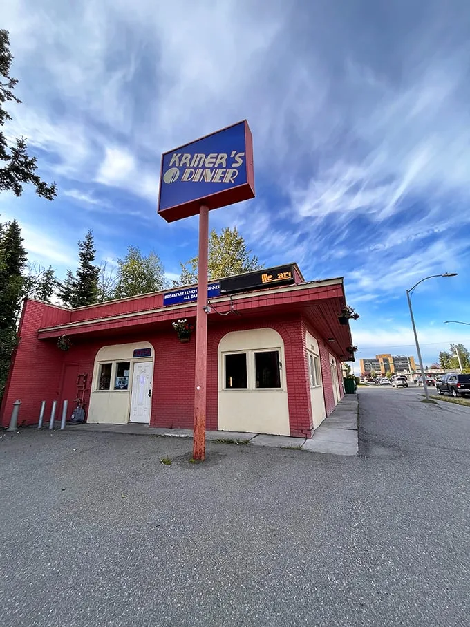Welcome to Kriner's Diner, where the sign is as inviting as the aroma wafting from inside. This unassuming brick building holds more culinary treasures than a pirate's chest!