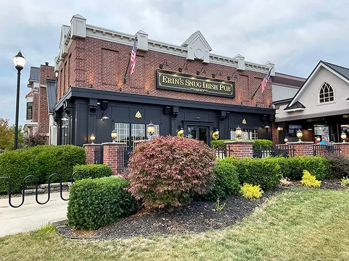 A slice of Ireland in the heart of Wisconsin! Erin's Snug Irish Pub's brick facade and charming clock tower transport you faster than you can say "top o' the morning."