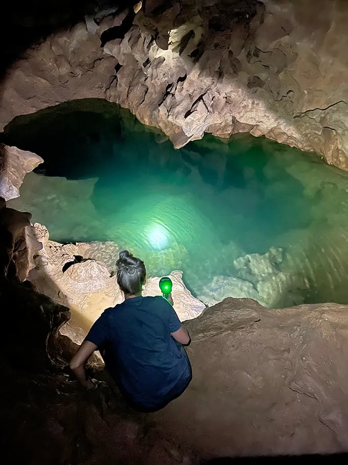 1. this hidden cave in arizona is like something out of an indiana jones movie