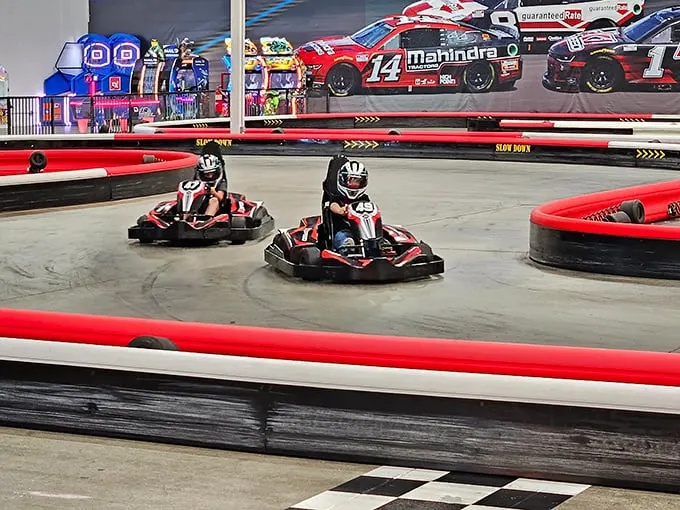 Ready, set, go-kart! These sleek machines are primed for action, just waiting to unleash your inner speed demon.