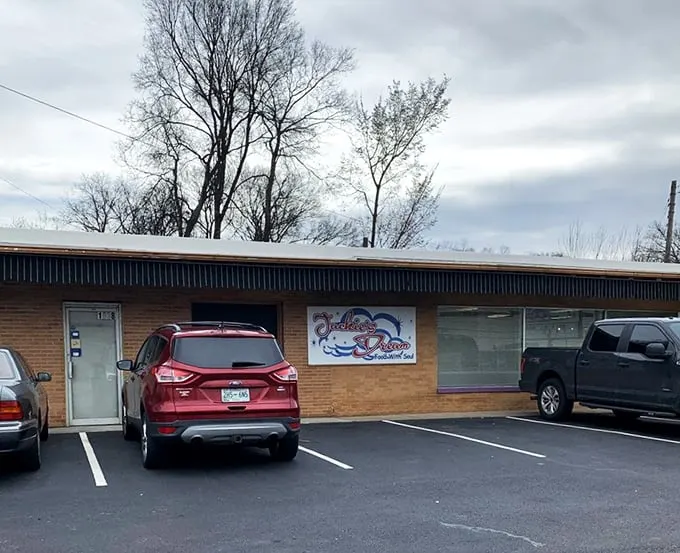 Unassuming exterior, extraordinary flavors within. Jackie's Dream proves you can't judge a restaurant by its brick facade.