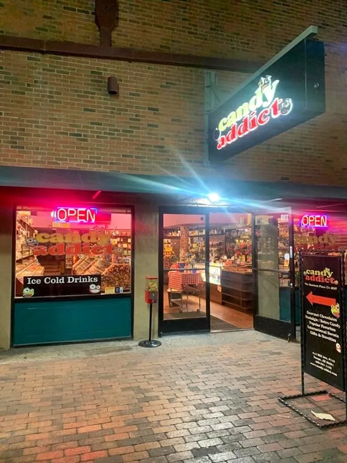 Step right up to the sweetest show in Tempe! Candy Addict's vibrant storefront is like a beacon of sugary salvation, beckoning your inner child with its colorful promise of treats.