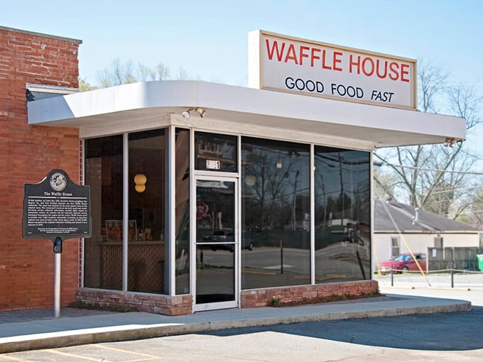 This is where comfort food meets community – Waffle House, where the waffles are warm, and the smiles are even warmer.