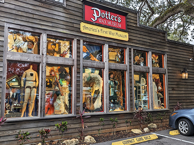 Welcome to Potter's Wax Museum, where history comes alive… sort of. This wooden time machine houses more frozen faces than a Botox convention gone wrong!