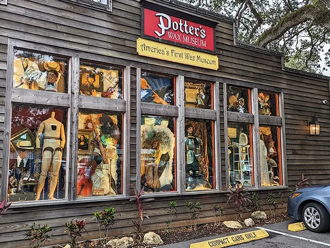 Welcome to Potter's Wax Museum, where history comes alive… sort of. This wooden time machine houses more frozen faces than a Botox convention gone wrong!