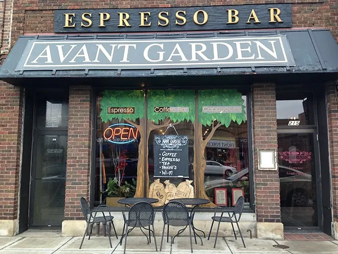 Welcome to Avant Garden, where books and brews collide! This charming storefront promises literary delights and caffeinated dreams, all wrapped in brick-and-mortar coziness.