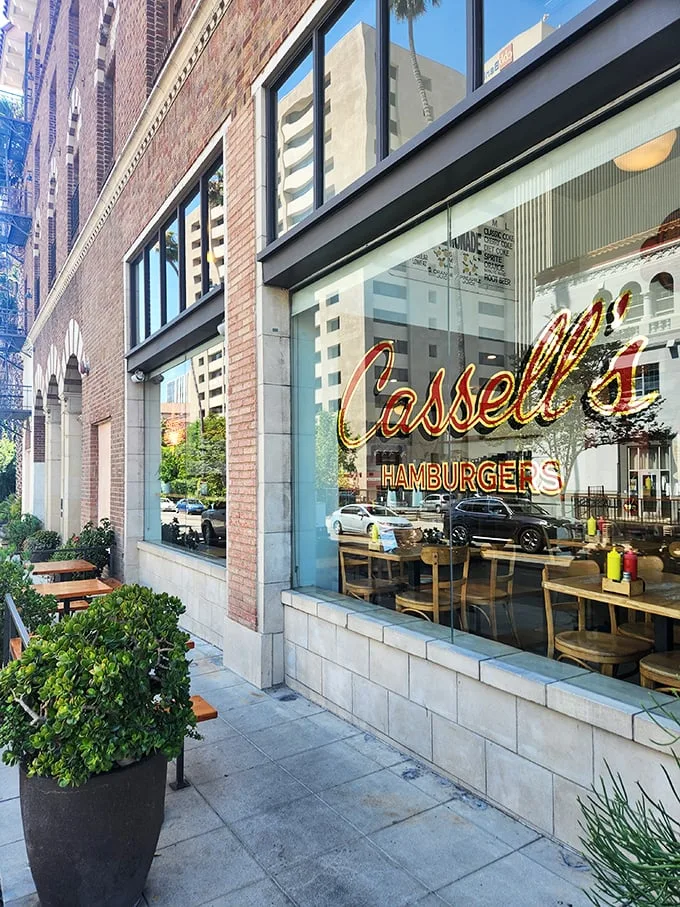 Welcome to burger paradise! Cassell's exterior may be unassuming, but inside lies a world of meaty marvels waiting to tantalize your taste buds.