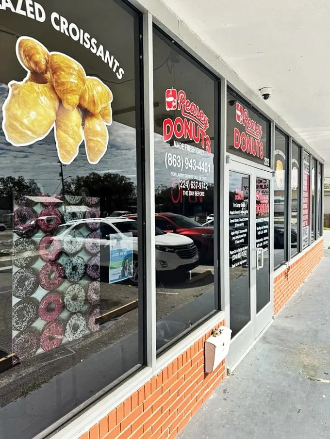 A donut shop that's more than meets the eye! Reasey Donuts' unassuming storefront hides a world of sugary delights waiting to be discovered.
