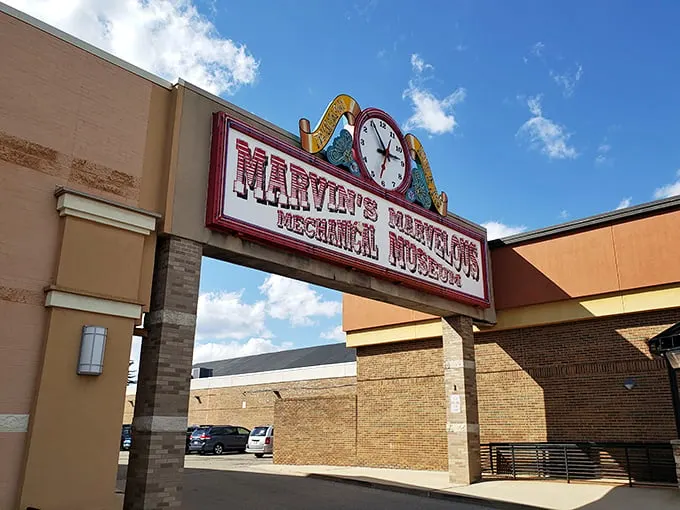 Step right up, folks! This isn't your average strip mall – it's the gateway to a wonderland of whimsy and nostalgia. Time to let your inner child run wild!