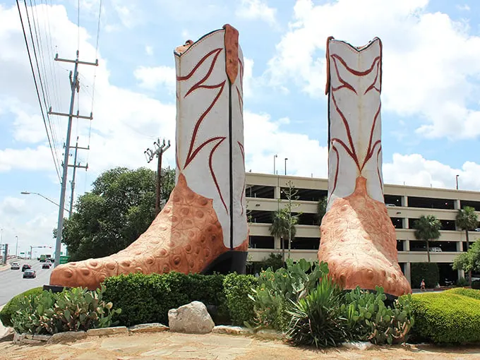 "Everything's bigger in Texas" takes on new meaning here. These colossal kicks could house a family of four and still have room for a Texas-sized barbecue!