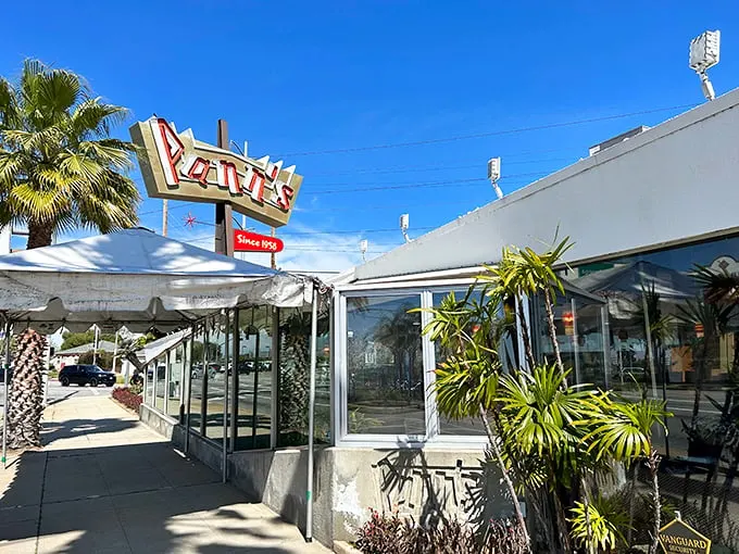 Welcome to Pann's, where the 1950s never left and your arteries are in for a wild ride! This Googie-style gem has been serving up nostalgia with a side of bacon since Eisenhower was in office.