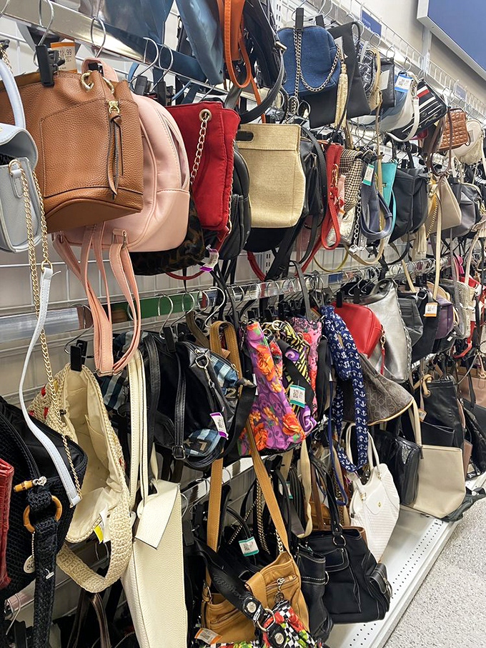 Handbag heaven or purse purgatory? This accessories section is a fashionista's playground where vintage Gucci might rub shoulders with kitschy beaded clutches.