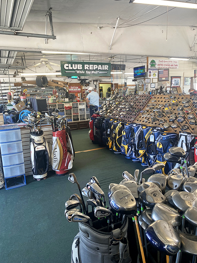 Fore! score and seven yards away... is probably where your golf ball will land with these clubs. But hey, the price is right!