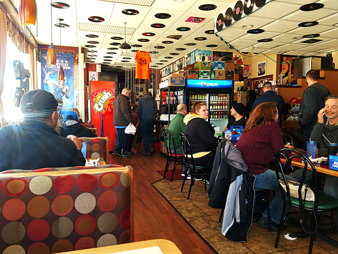 Full house! Looks like the secret's out – this place is hotter than a fresh batch of hush puppies.