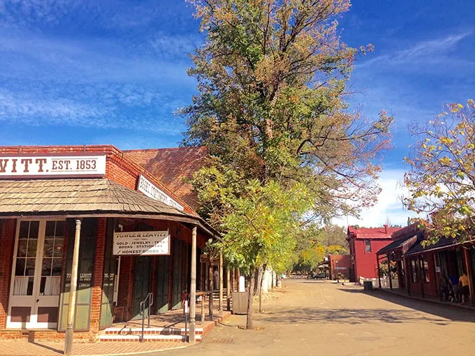 Gold Rush panorama: Where every street corner tells a story, and every building holds a secret or two.