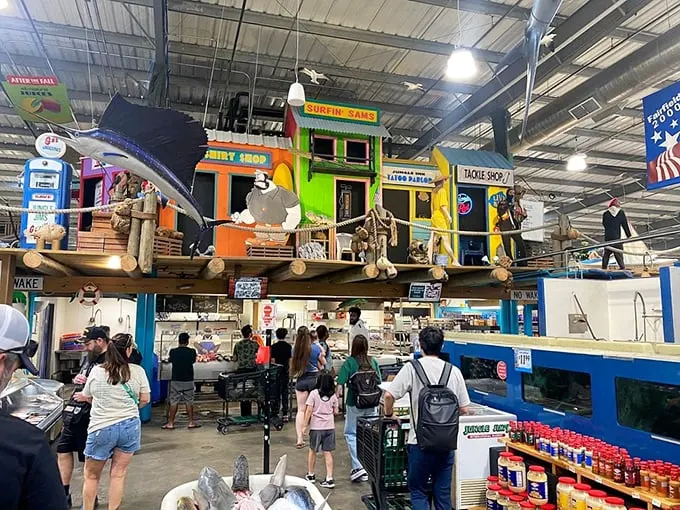 Fish so fresh, you'll swear you're at a seaside market. Just don't expect them to sing like in "Finding Nemo."
