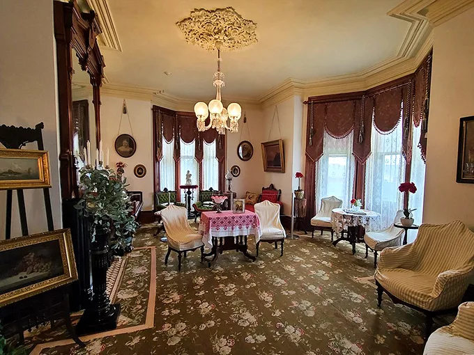 Welcome to the parlor, where gossip was served alongside tea, and every chair has a story. If only these walls could talk!