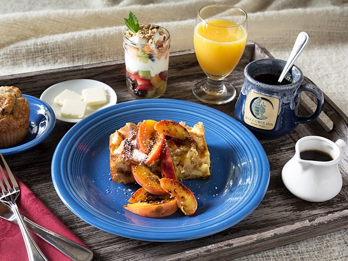 Breakfast of champions? Nah, breakfast of vacation royalty. This spread could make even non-morning people leap out of bed.