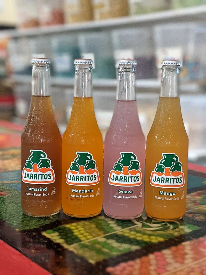Soda pop paradise! These vibrant drinks look like they could turn your tongue into a mood ring. Taste the tropics, one sip at a time.
