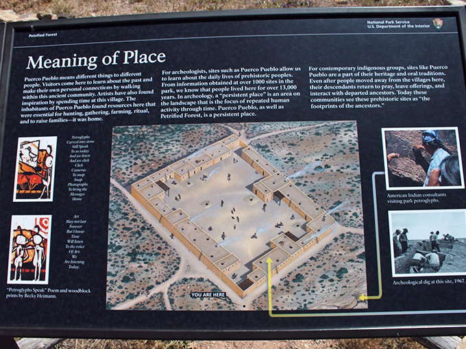 History's billboard: This sign is like Twitter for time travelers – 2,000 years of updates in one eye-catching display.