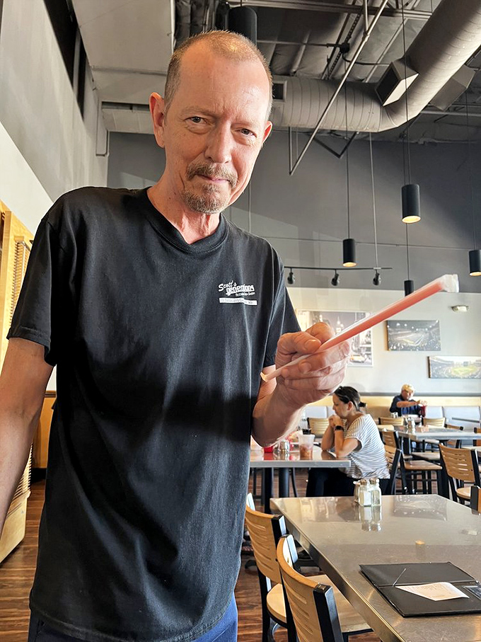 Service with a smile (and a straw)! The friendly staff is ready to guide you through your deli adventure. Trust their recommendations – they know their stuff!