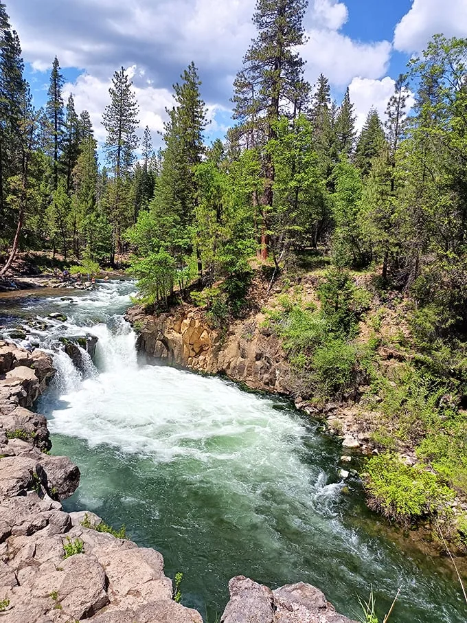 McCloud Falls: the triple threat of the waterfall world. Lower, Middle, Upper – collect them all!