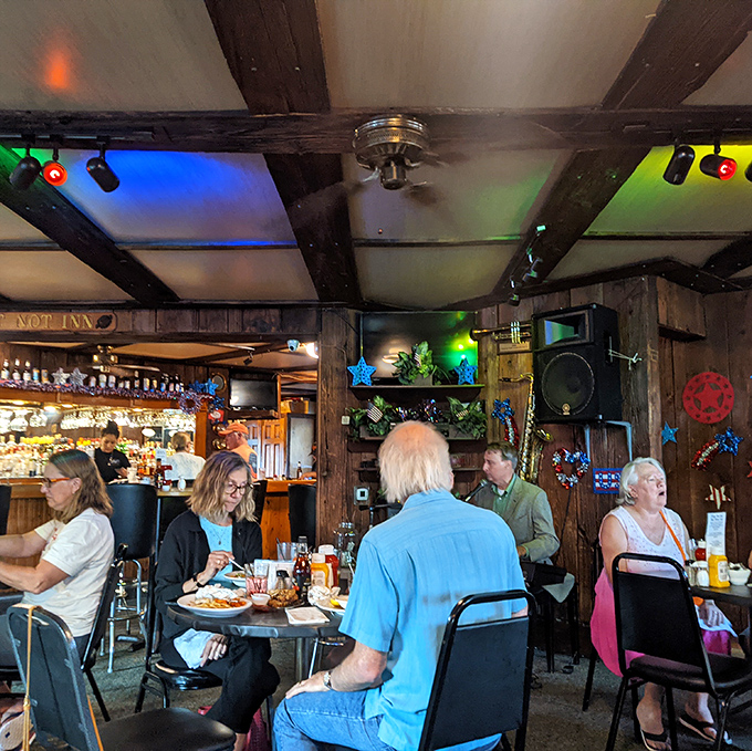 Where everybody knows your name – or will by dessert. The What-Not Inn: Come for the food, stay for the friendly faces.
