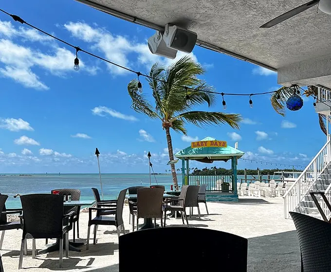 Oceanfront dining that'll make you forget your own name. Who needs a screensaver when you've got this view with your meal?