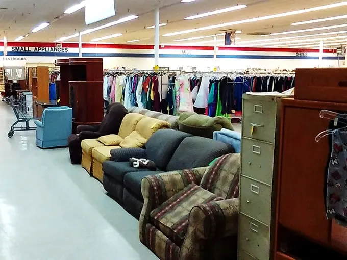 Take a load off and imagine the stories these couches could tell. It's like a support group for furniture with character!
