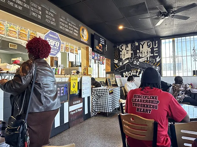 Happy diners, can't lose! When the food's this good, every seat in the house becomes the best seat in the house.