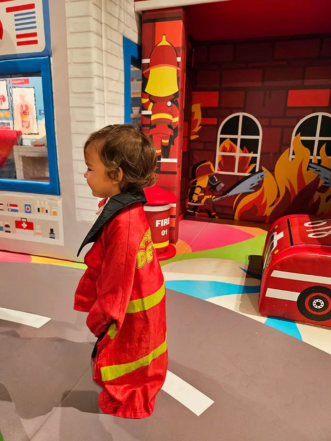 Suit up and save the day in this pint-sized fire station. It's where future heroes learn that not all emergencies involve melting ice cream.